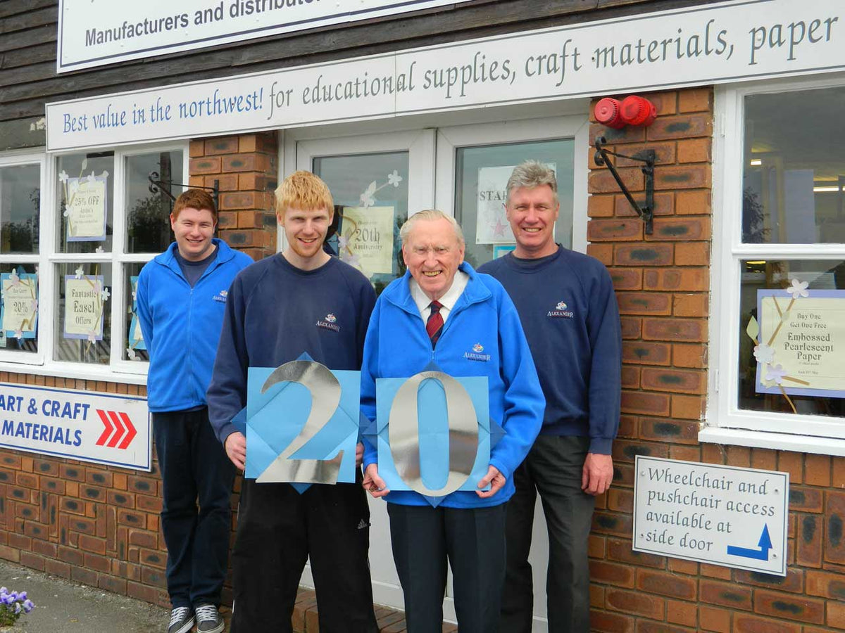 20 year anniversary celebrations | Alexander Paper Supplies