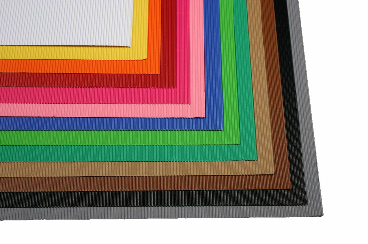 Coloured Corrugated Cardboard | Alexander Paper Supplies