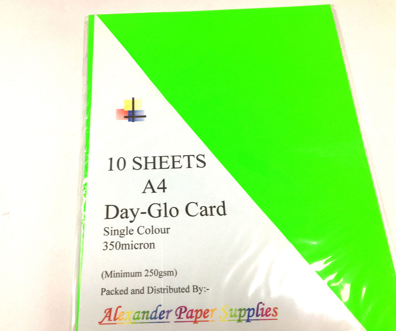 Day Glo card | Alexander Paper Supplies